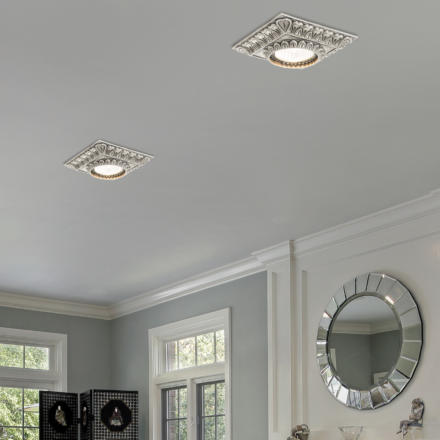 Square LED spotlight design by Patrizia Volpato - Spotlights 474-F